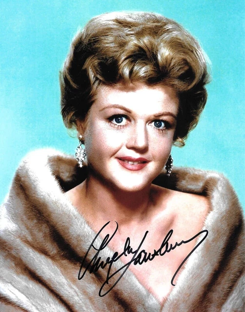 ANGELA LANSBURY FILM actress murder she wrote portrait smiling signed ...