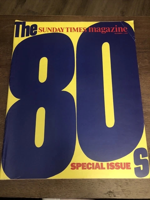 SUNDAY TIMES 3RD December 1989 1980s Eighties Bob Geldof Margaret ...
