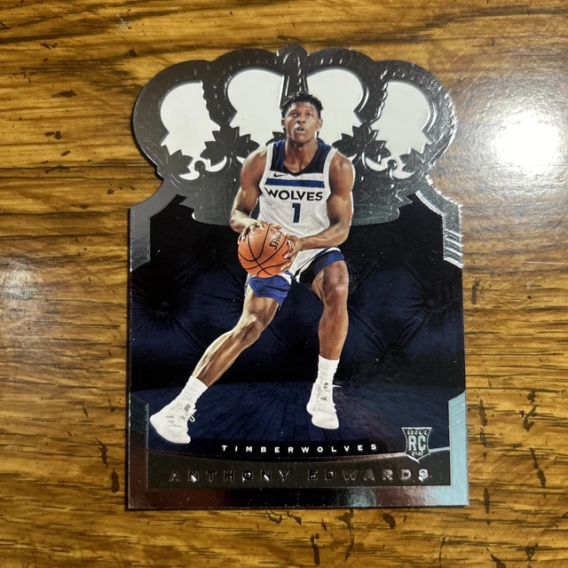 ANTHONY EDWARDS 2021 Panini Crown Royale Base Stampo Rookie RC #89 EUR ...