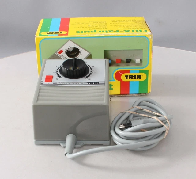 TRIX 65504 VINTAGE Fahrpult Powerpack Transformer Controller 110V ...
