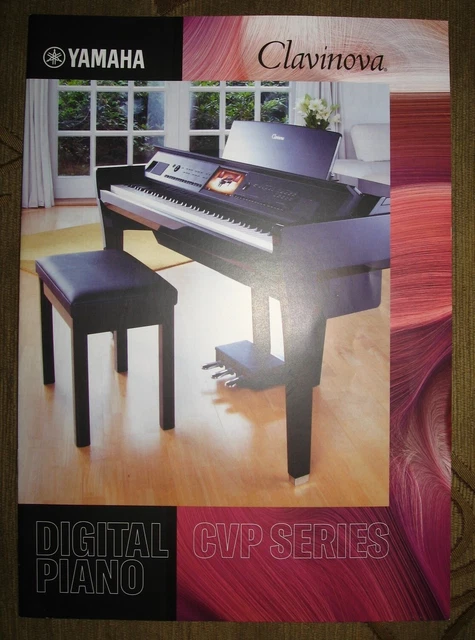 YAMAHA CLAVINOVA DIGITAL Piano CVP Series catalog - catalog only $10.00 ...
