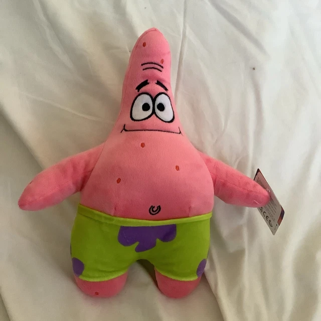 10 INCH PATRICK Starfish From Nickelodeons SpongeBob SquarePants Bnwt £ ...