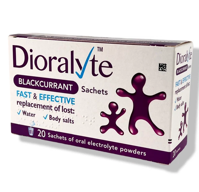 DIORALYTE BLACKCURRANT 20 Sachets-Rehydrate Those Suffering From ...