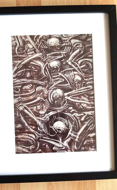 ORIGINAL HR GIGER Aliens Kunstdruck H.R Giger Alien Queen Warrior BILD ...