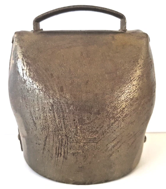 ANCIENNE CLOCHE À vache, sonnaille Devouassoud n°2, Chamonix. EUR 190,00 - PicClick FR