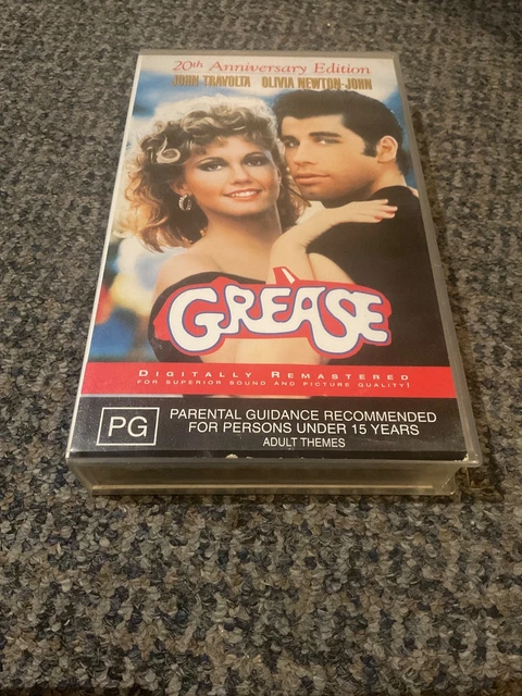 GREASE VHS SMALL Box 1978 Paramount Travolta Aus. $13.00 - PicClick AU
