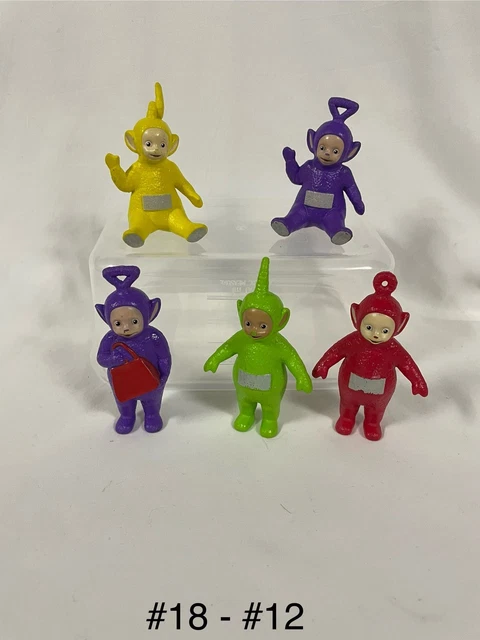 TELETUBBIES FIGURE SET Toys Tinkywinky Dipsy Lala and Po cbeebies x5 ...