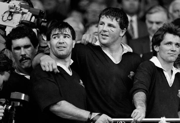 NEW ZEALAND ALL Blacks Rugby Union Great Sean Fitzpatrick 1 Old Photo ...