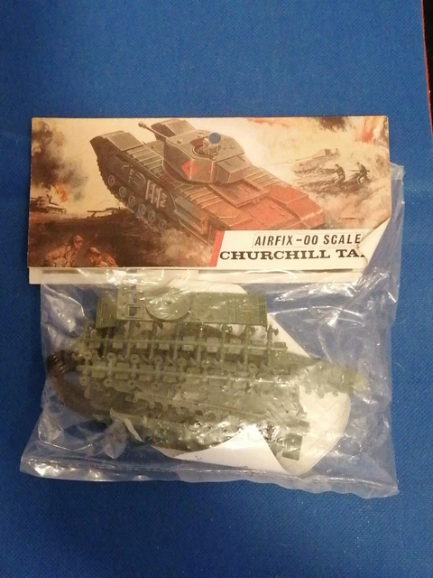 ANTIQUE MODEL AIRFIX BRITISH ARMY CHURCHILL TANK WWII CHAR Toy New - £ ...