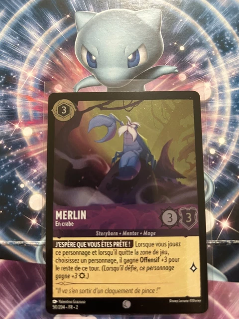 MERLIN 50/204 FOIL Disney Lorcana Châpitre 2 Neuve Fr EUR 4,00 ...