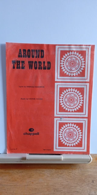 AROUND THE WORLD by Victor Young & Harold Adamson VINTAGE SHEET MUSIC £ ...