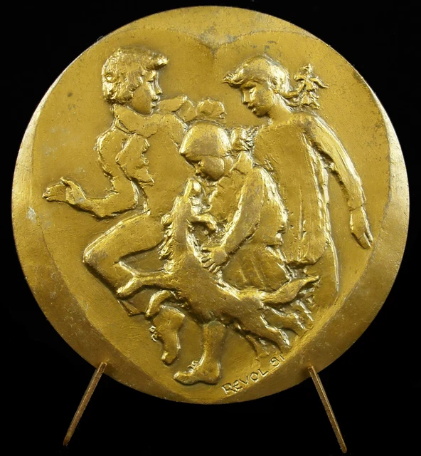 MÉDAILLE VILLAGE D'ENFANT SOS de France sc Revol 1981 isave Childrens ...