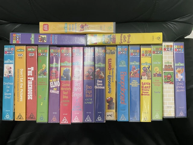RARE SESAME STREET VHS Collection $120.00 - PicClick AU