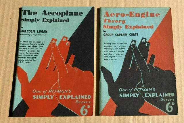 THE AEROPLANE/AERO-ENGINE THEORY Simply Explained Pitman series books x 2 £6.00 - PicClick UK
