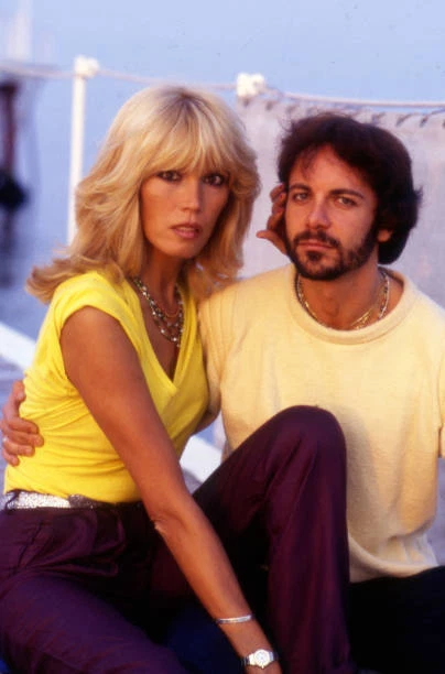 SINGER ACTRESS TELEVISION presenter Amanda Lear & her husband - 1979 ...