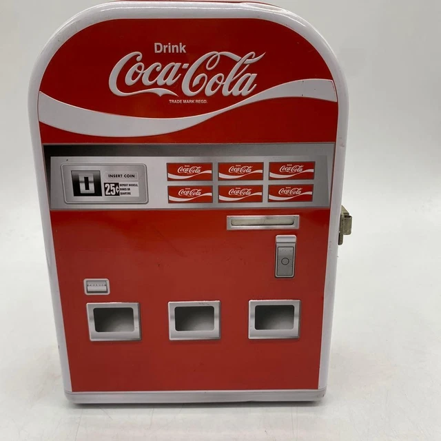 COCA-COLA 120TH ANNIV Vending Machine Piggy Bank Retro 1970s Design ...
