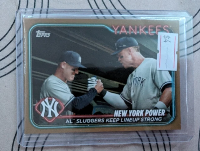 AARON JUDGE LAMINA D'ORO Anthony Rizzo 2024 Topps Series 1 New York ...