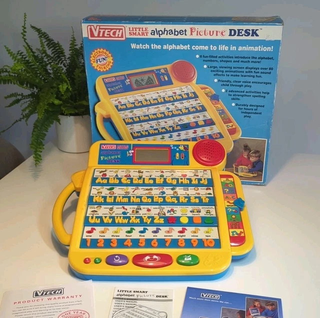 VTECH LITTLE SMART Alphabet Picture Desk. Vintage 1990s. Fully Working ...