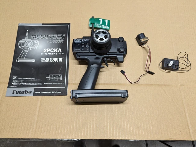 FUTABA MEGA TECH Junior T2PCKA 2PCKA Transmitter Receiver, And Gyro ...