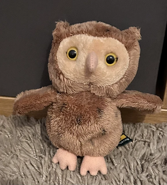 RAVENSDEN SMALL BROWN owl soft toy plush £8.99 - PicClick UK