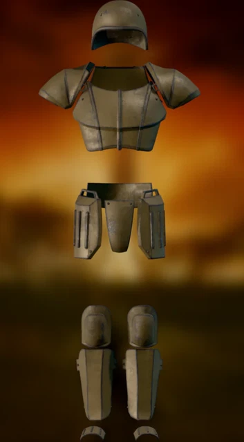 COMBAT ARMOUR - Fallout 3/ New Vegas Version 3D Printed DIY Pieces £239 ...