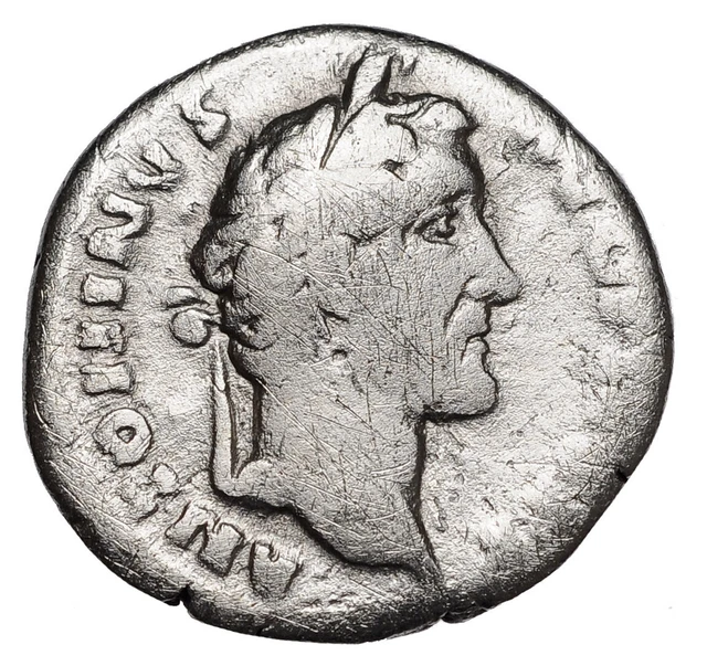 ANCIENT ROMAN EMPIRE Coin Silver Denarius ANTONINUS PIUS 138-161 AD ...