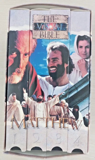 THE VISUAL BIBLE Matthew VHS Set of 4 Video Tapes £7.61 - PicClick UK