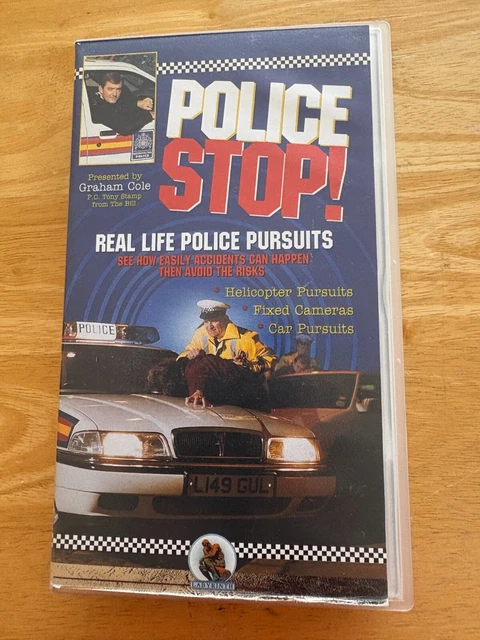 POLICE STOP REAL life police pursuits VHS video cassette. £3.05 ...