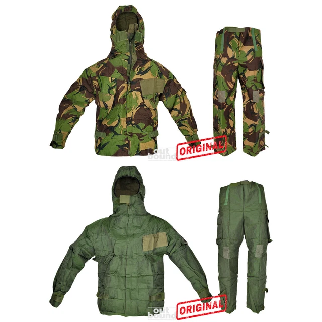 ORIGINAL BRITISH ARMY NBC Suit Jacket Military Trouser Protection Camo ...