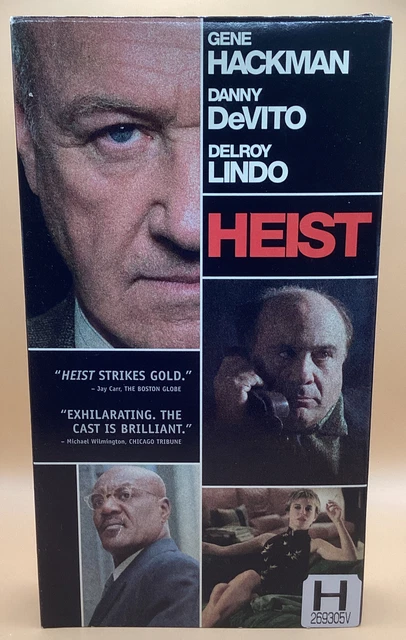 HEIST VHS 2001 Danny Devito Gene Hackman Former Family Video *Buy 2 Get ...