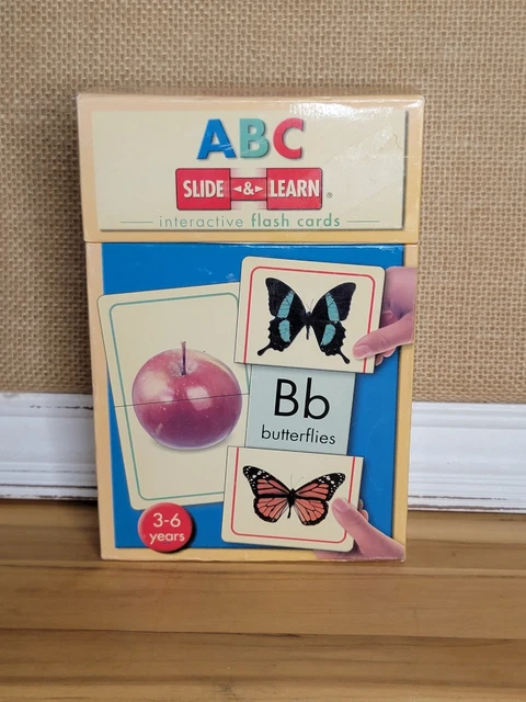 ALPHABET (SLIDE AND Learn Flash Cards) by Hinkler Books, 15 Cards A-Z £ ...