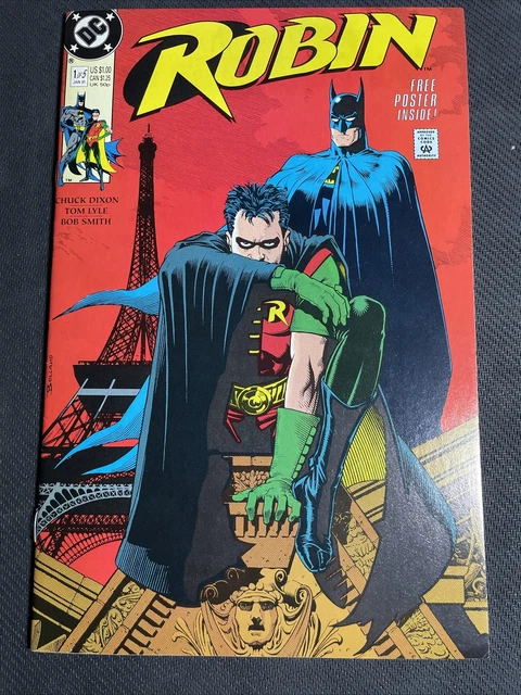 ROBIN #1 1ER tirage DC Comics 1991 Chuck Dixon Batman avec poster EUR 5 ...
