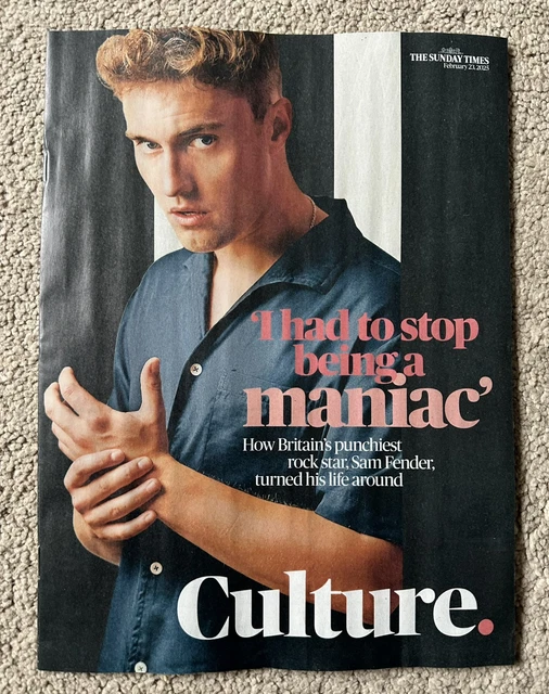 THE SUNDAY TIMES CULTURE MAGAZINE 23rd February 2025 23/2/25 Sam Fender ...