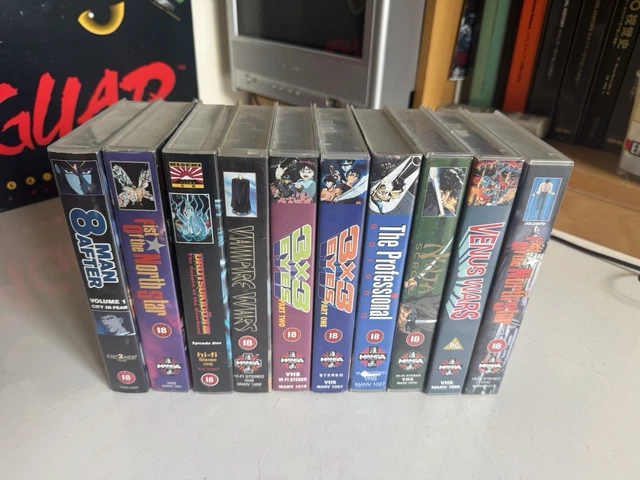 MANGA VHS COLLECTION - 10 tapes in total £78.68 - PicClick UK