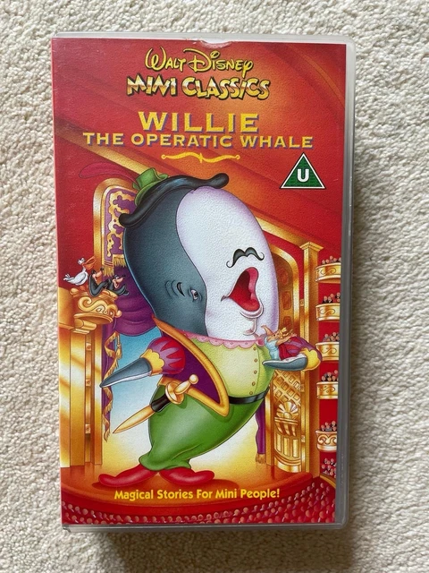 DISNEY MINI CLASSICS VHS Willie The Operatic Whale RARE £24.12 ...