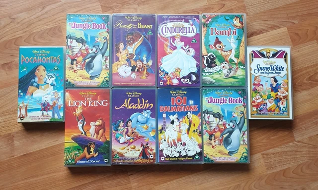 DISNEY VHS BARGAIN Bundle x10 £0.99 - PicClick UK