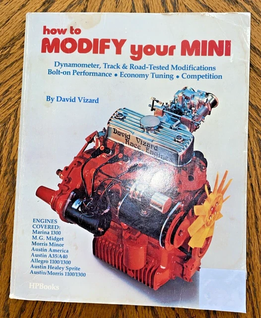 HOW TO MODIFY Your Mini By David Vizard, All U Need To Know To Modify A ...