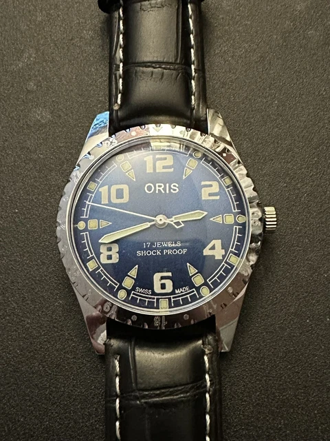 MONTRE LUXE HOMME swiss made ORIS mécanique 17 Jewels en très bon état ...