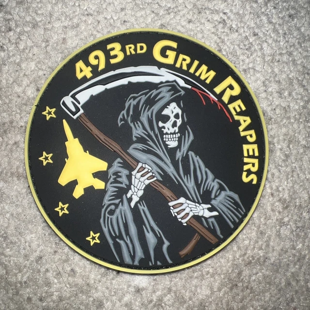 RAF LAKENHEATH 493RD Fighter Squadron Grim Reapers F-35 Lightning Patch ...