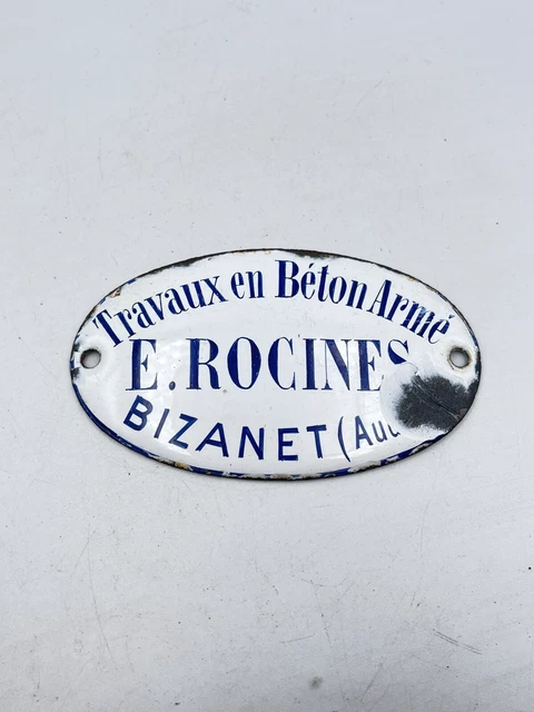RÉF 322 ANCIENNE petite plaque émaillée EUR 62,99 - PicClick IT
