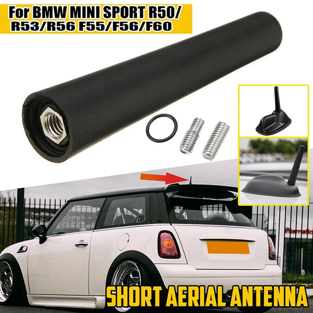 BLACK SHORT SPORT Aerial Antenna For MINI R50/R53/R56/R60/F55/F56 ...
