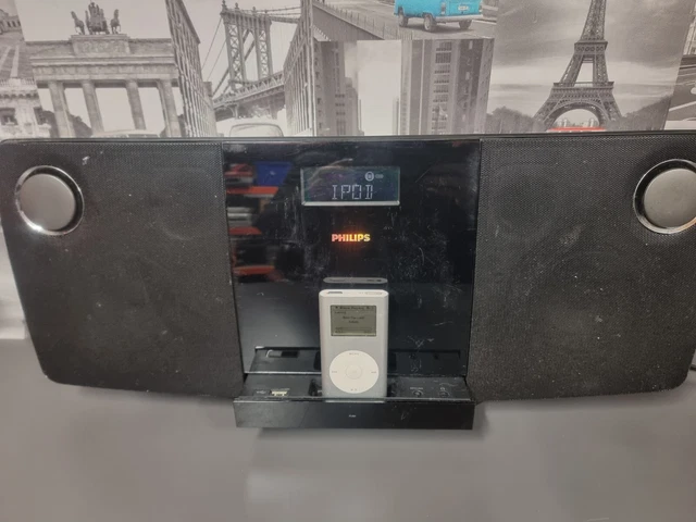 PHILIPS FM CD Player Radio Ipod Docking Station Stereo Sound System ...