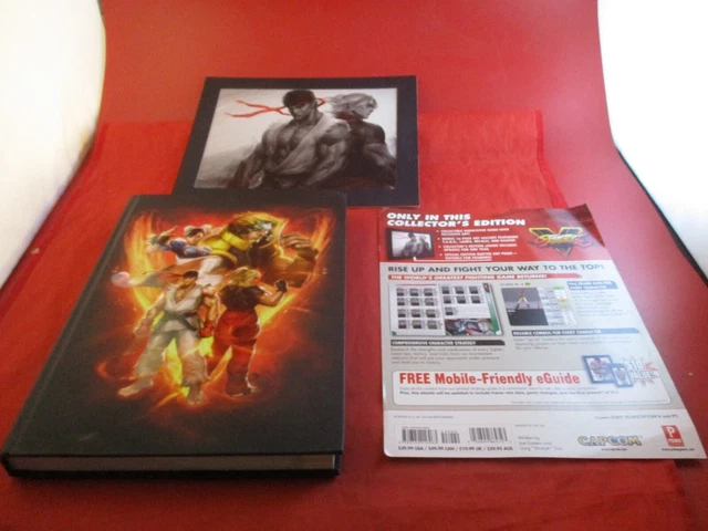 STREET FIGHTER V Collector's Edition Strategy Guide Player's Hint Book ...