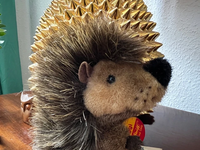 STEIFF JOGGI IGEL Stofftier Sammlerstück 90er TRUE VINTAGE Steiffs ...