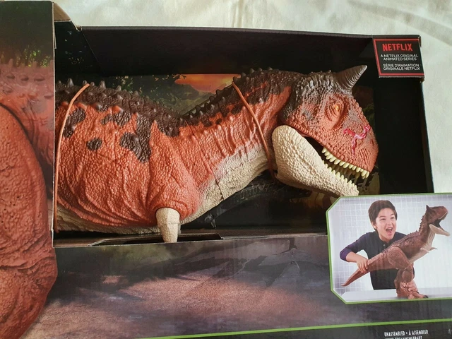 JURASSIC WORLD SUPER Colossal Carnotaurus Toro Action Figure by Mattel ...