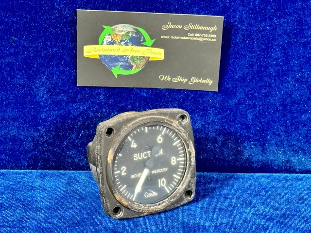 CESSNA 182 E Suction Gauge P/N: 51414-N1 S/N: 4121 $25.00 - PicClick CA