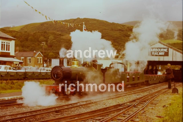 FAIRBOURNE RAILWAY KATIE Locomotive 1970s Original 35mm Slide Narrow ...