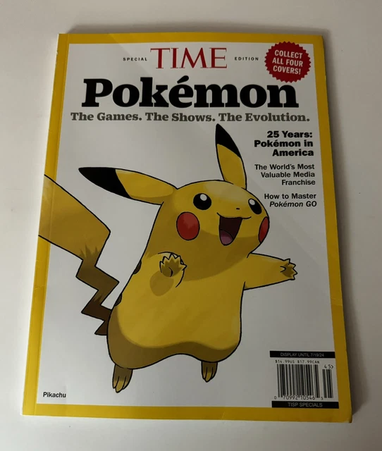 POKÉMON TIME MAGAZINE Special Edition 2024 25 Years in America Complete ...