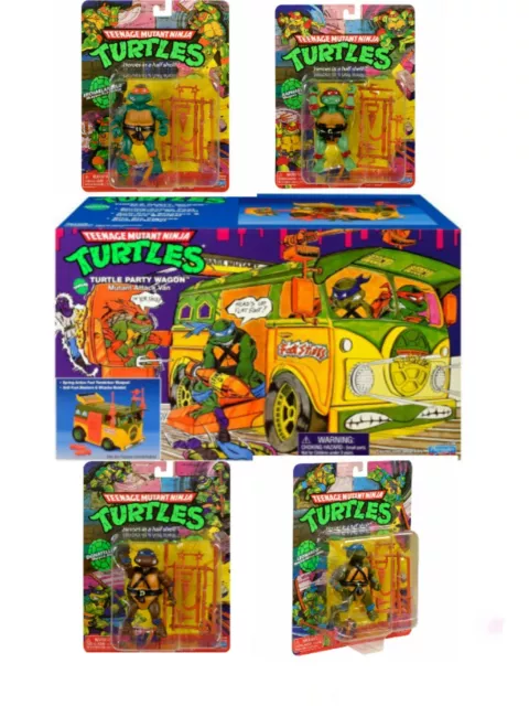 PLAYMATES PARTY WAGON Tmnt Michelangelo Donatello Leonardo Raphael Wal ... PLAYMATES PARTY WAGON Tmnt Michelangelo Donatello Leonardo Raphael Wal ...