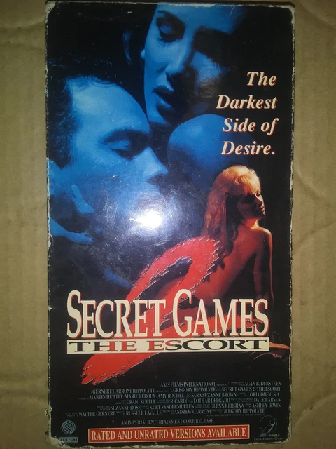 SECRET GAMES 2 VHS Rare 90s Erotic Marie Leroux Martin Hewitt CA3 ...